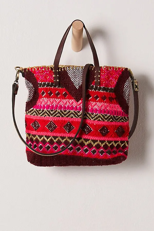 ENSHALLA Embroidered Tote Bag