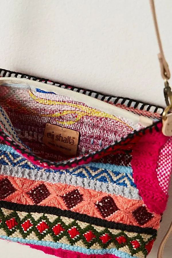 ENSHALLA Multi Pattern Crossbody Bag