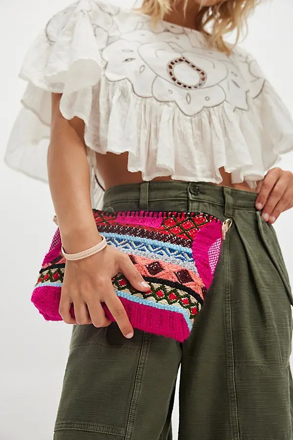 ENSHALLA Multi Pattern Crossbody Bag
