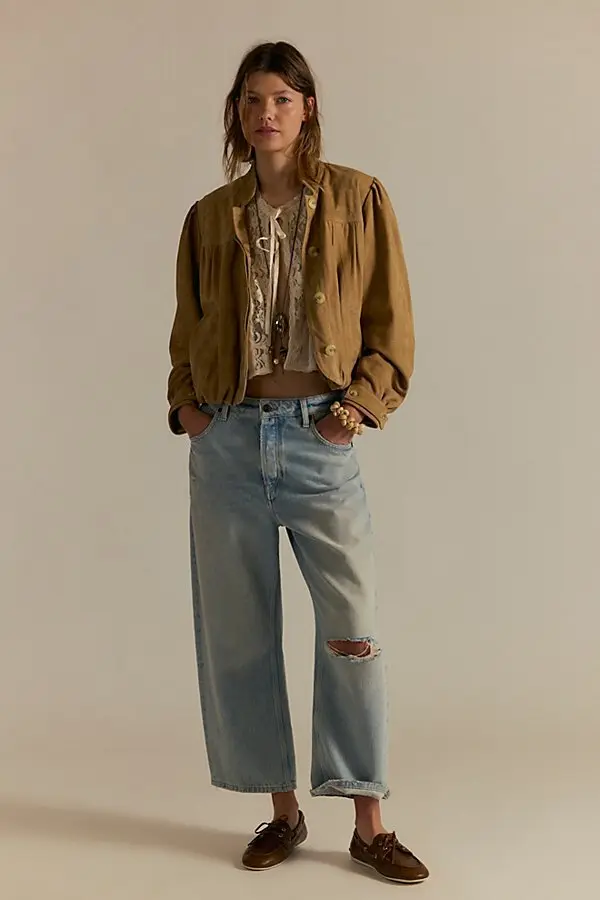 Free People Nimbus Suede Jacket