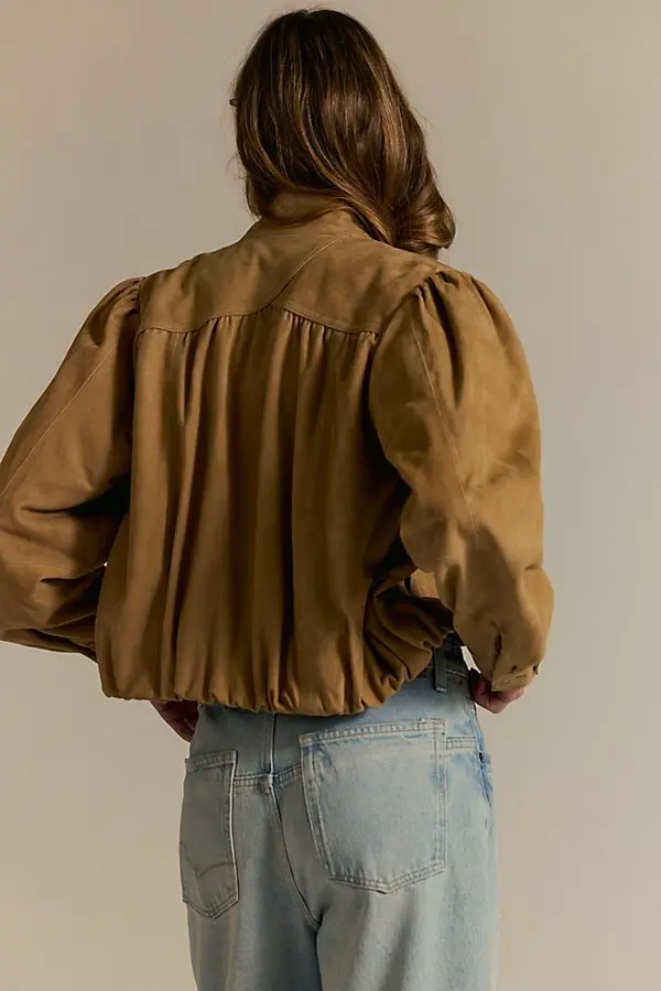 Free People Nimbus Suede Jacket