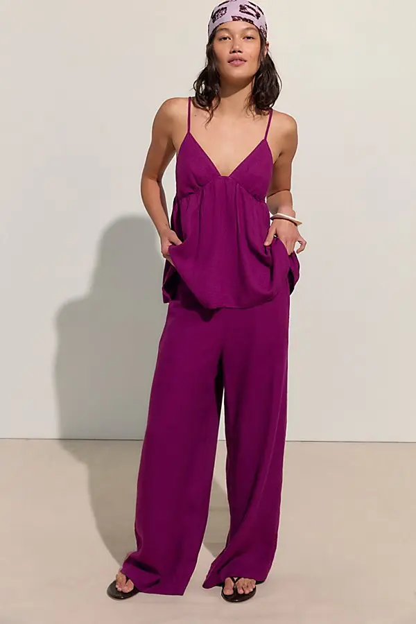 Free People Carmen Set - Grape Escape