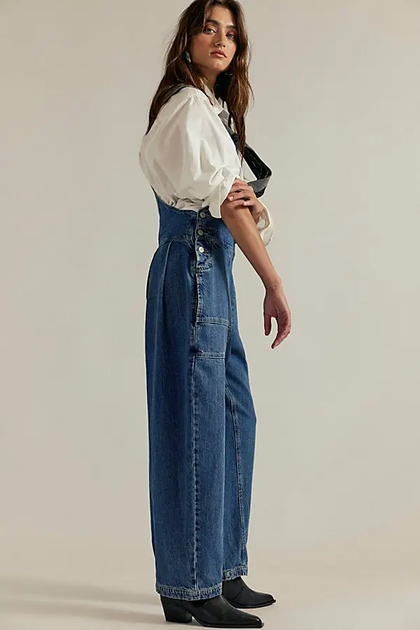 We The Free Felix Denim Dungarees At
