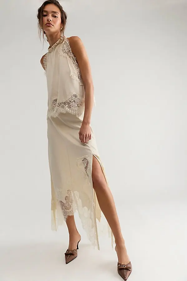 THIRD FORM Visions Maxi Skirt Set - Ivory