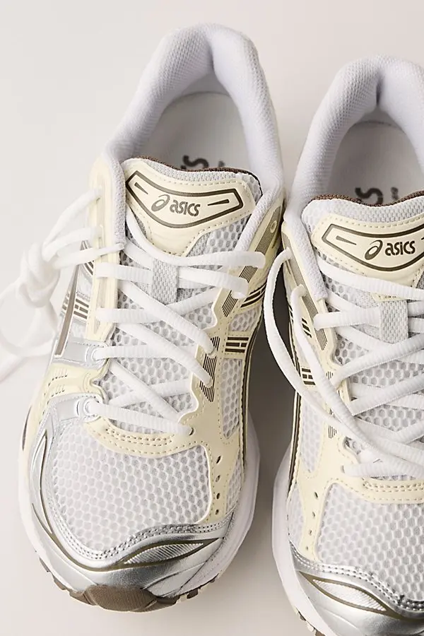 Asics Gel-kayano 14 Low Top Lace Up Sneakers - White/ivory