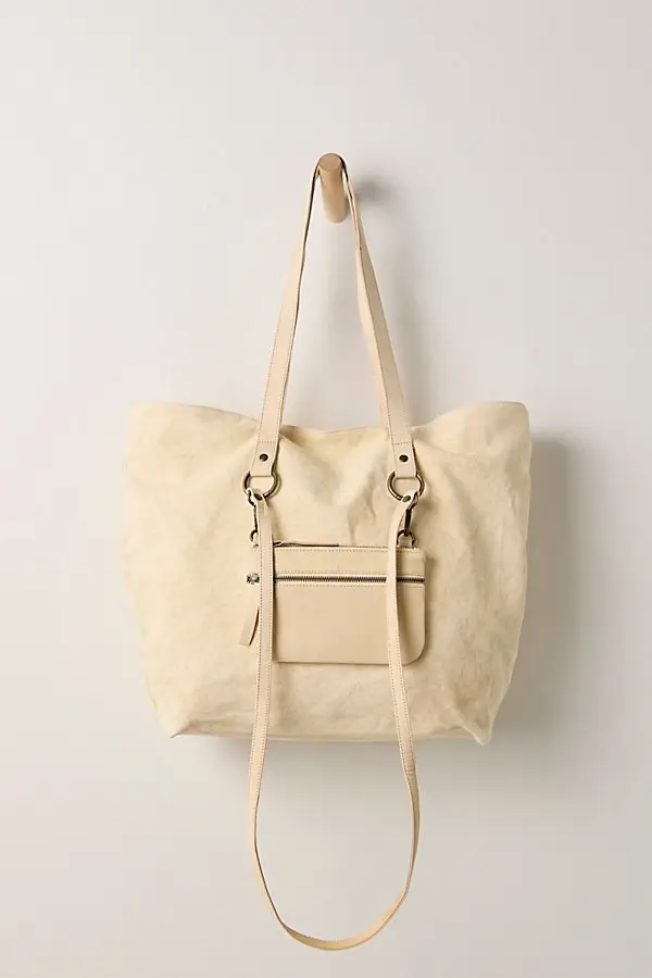 Free People Calla Convertible Tote - Natural