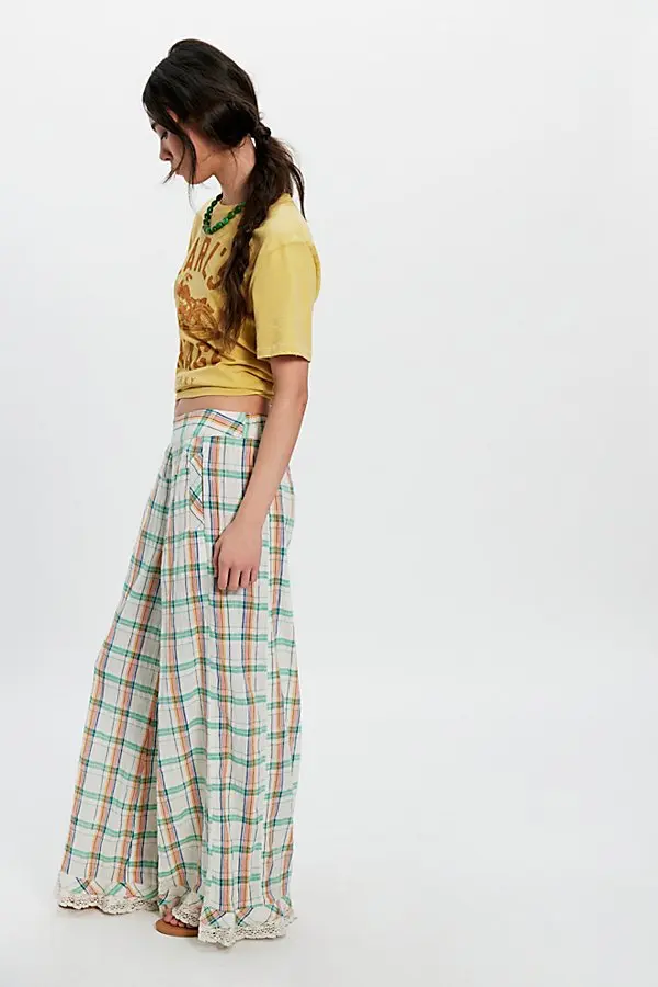 Free People Hourglass Wide-leg Pull-on Pants
