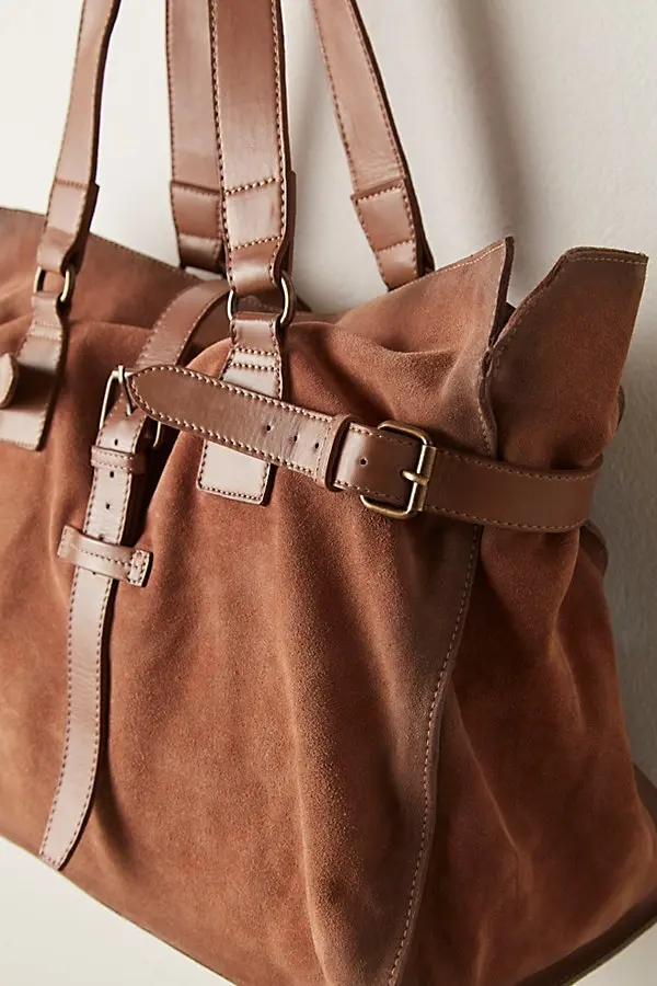 Free People Wild Thing Suede Tote