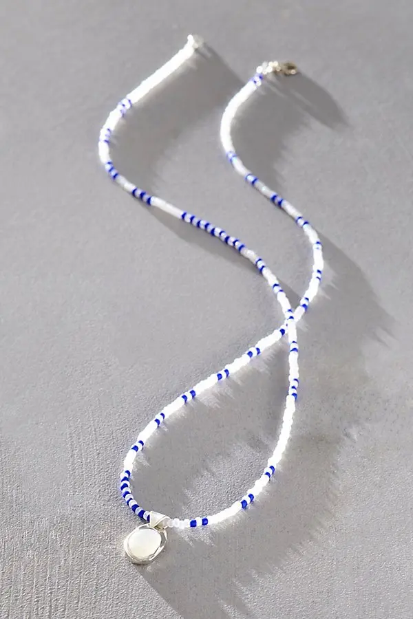 TAKARA Sterling Moonstone Pendant Necklace - Silver