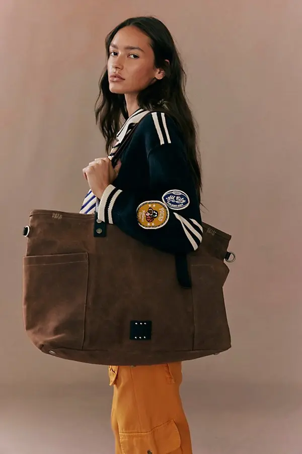We The Free Preston Canvas Tote Bag - Olive