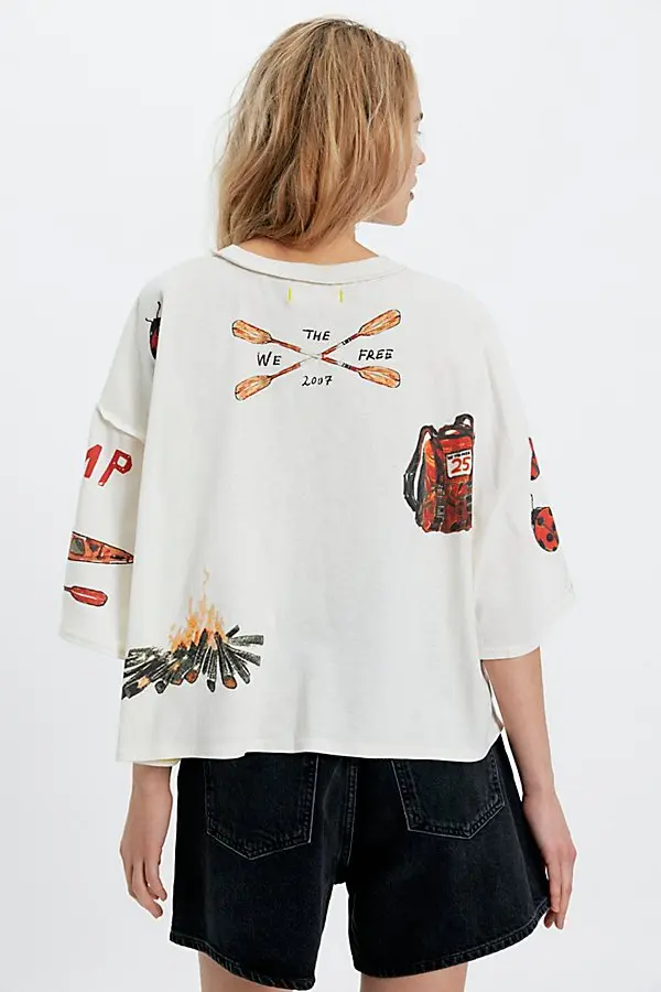 We The Free Mountain View Graphic Cropped T-shirt