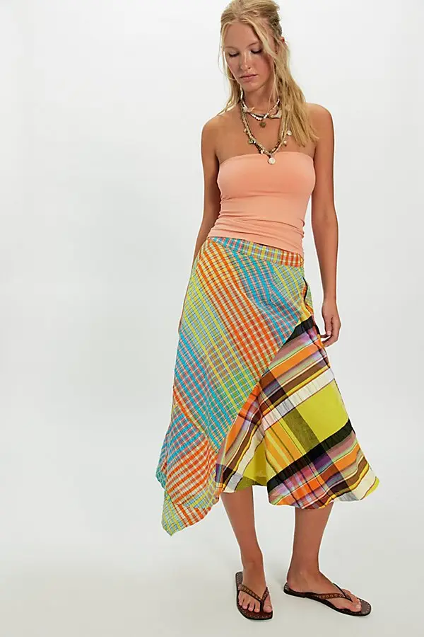 Free People Rivoli Midi Skirt