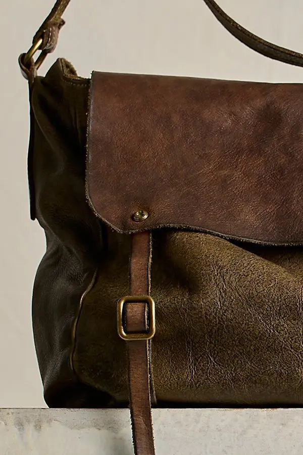 We The Free Benton Messenger Bag - Olive
