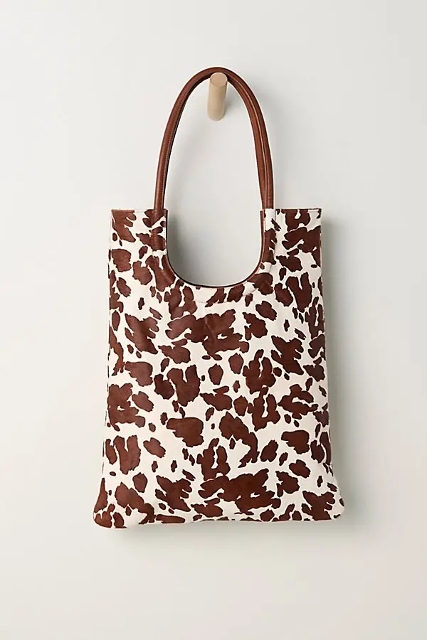 Free People Bronson Cowhide Tote Bag