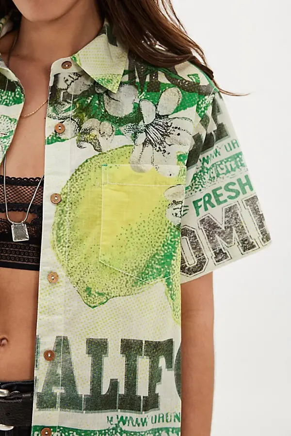 We The Free Fresh Squeezed Cotton Shirt