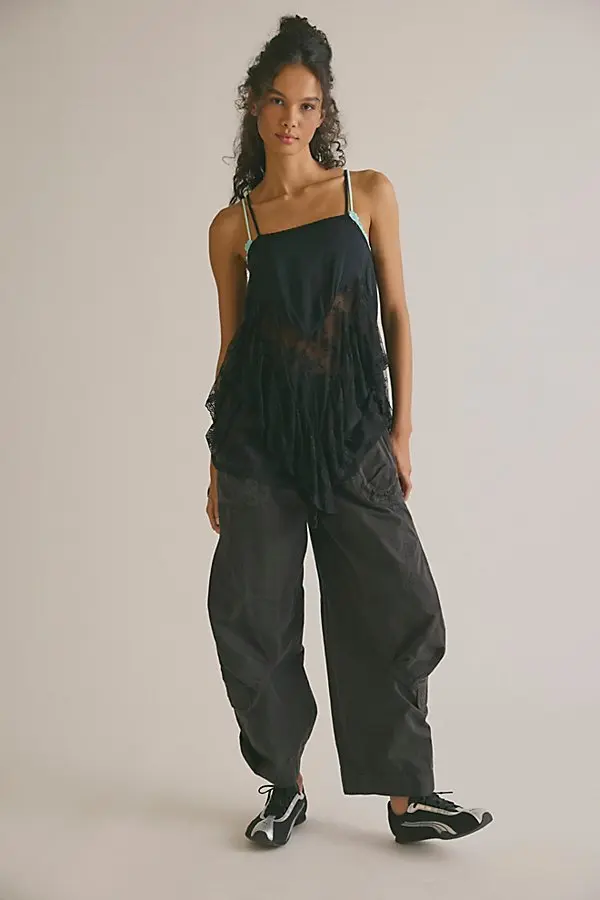 INTIMATELY Sunday Candy Mini Slip Dress - Black