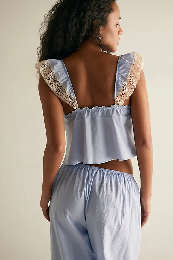 Only Hearts Angel Cami With Lace And Ruffle Trim