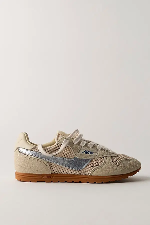 AUTRY Windspin Low Top Suede And Mesh Sneakers