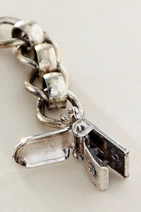 Free People Camaraderie Chain Cinch Pin - Silver