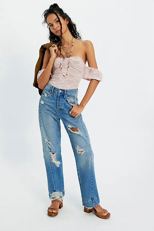 NIGHTCAP Flutter Lace Bodysuit