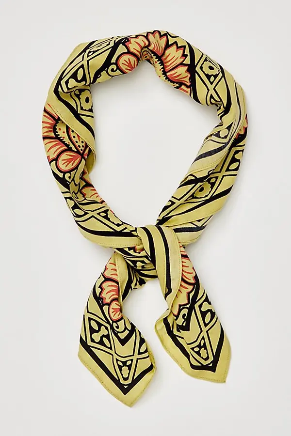 Free People Road Less Traveled" Bandana - Yellow