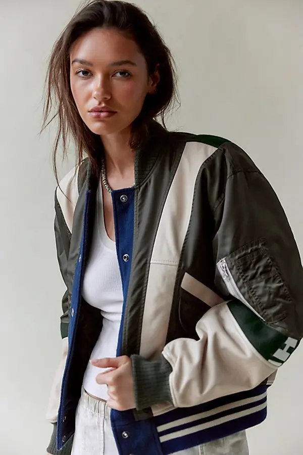 We The Free Varsity Bomber Jacket