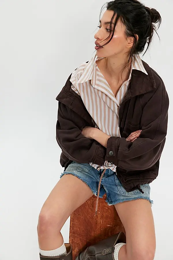 We The Free Bailey Striped Button-down Shirt