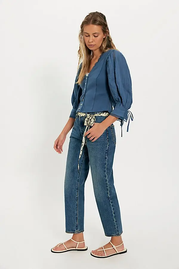 Free People Sumner Lace Blouse - Deep Dive