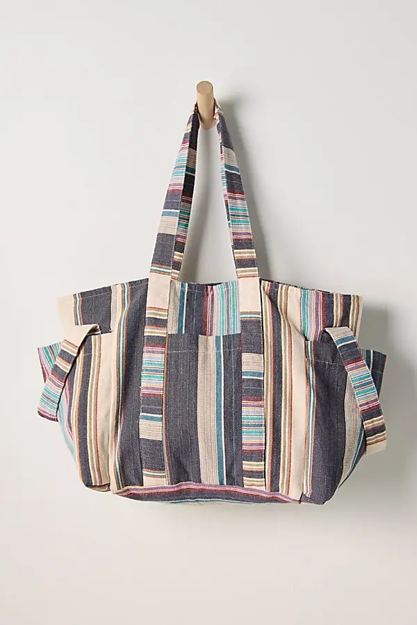 Free People Oksana Multi Print Tote