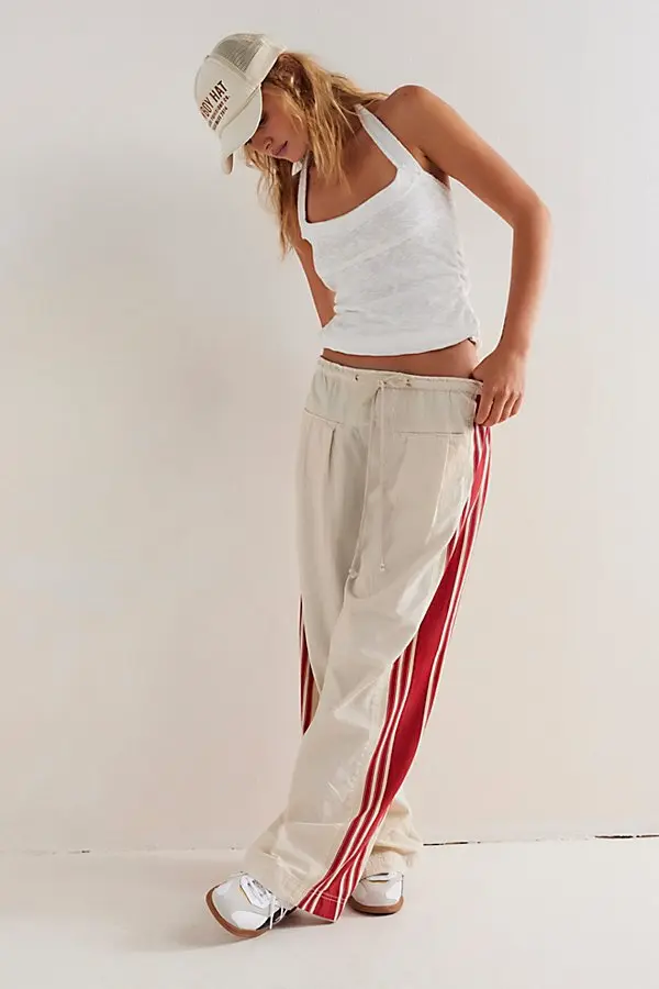 Free People Hudson Canyon Side Printed Pull-on Pants - Stripe