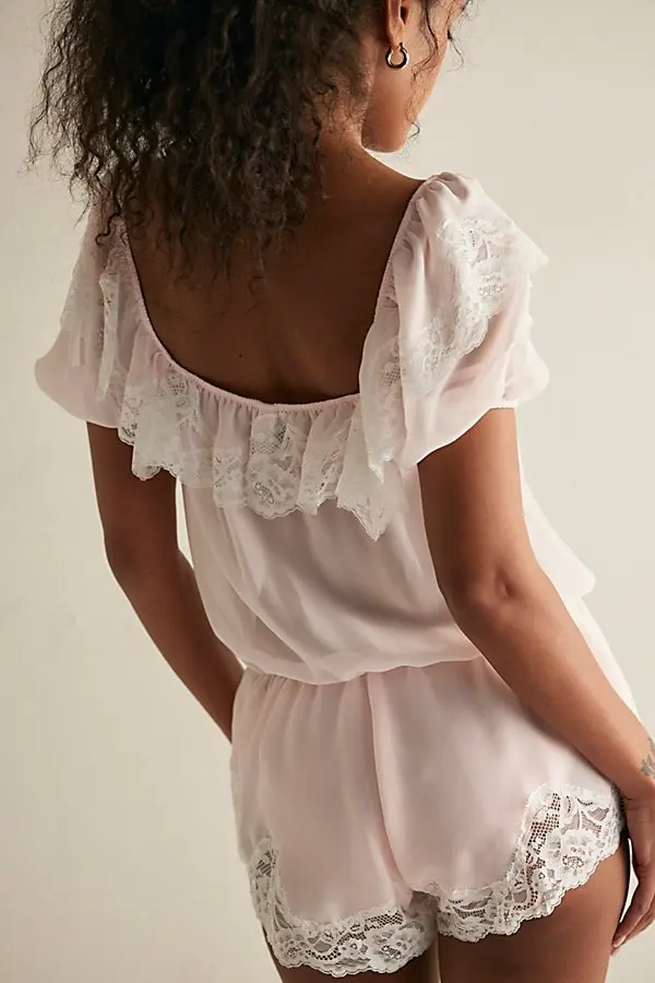 For Love & Lemons Grace Romper