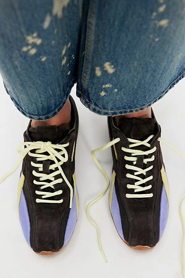 ALOHAS Tb.304 Nylon Sneakers - Brown
