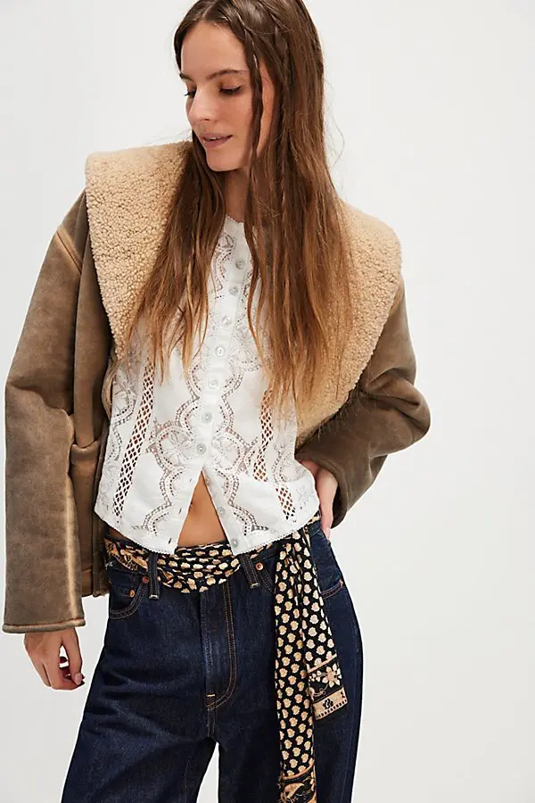 Free People Jae Knit Top - Ivory