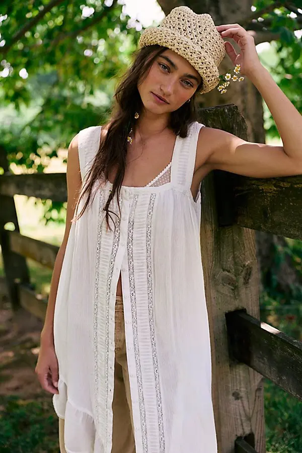 Free People Sailor Straw Hat - Neutral