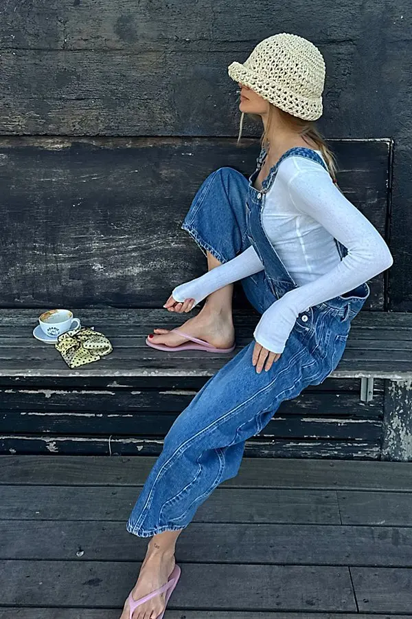 Free People Sailor Straw Hat - Neutral