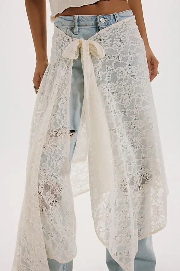 Free People Bali Lace Sarong At