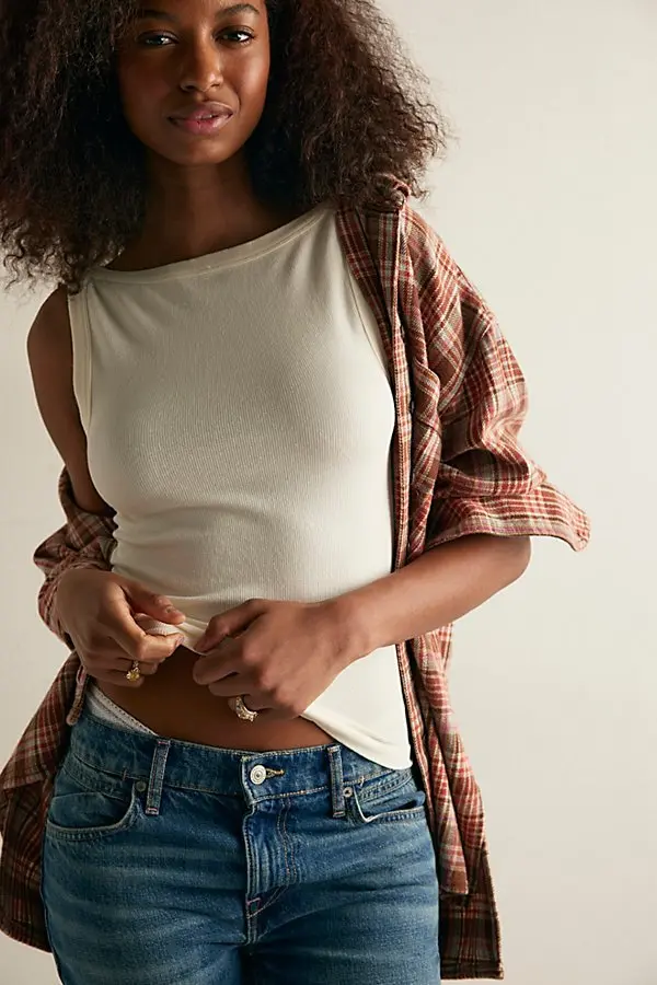 INTIMATELY Textured Lyocell Tank Top