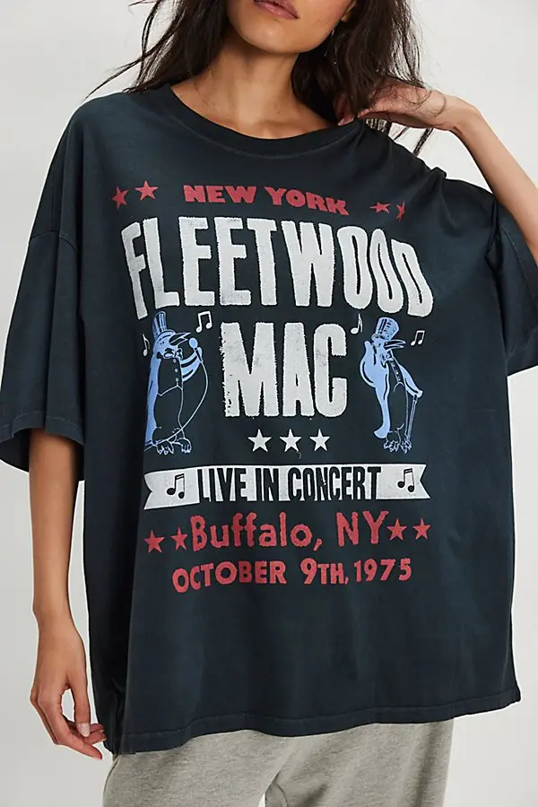 Daydreamer Fleetwood Mac Live In Concert T-shirt - Black