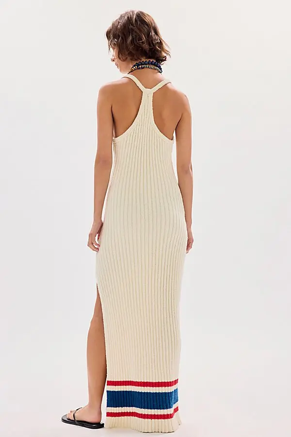 Free People Ribbed Cotton-blend Maxi Dress