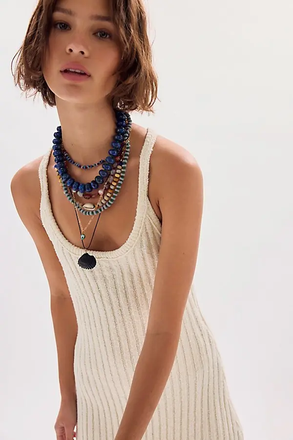 Free People Ribbed Cotton-blend Maxi Dress