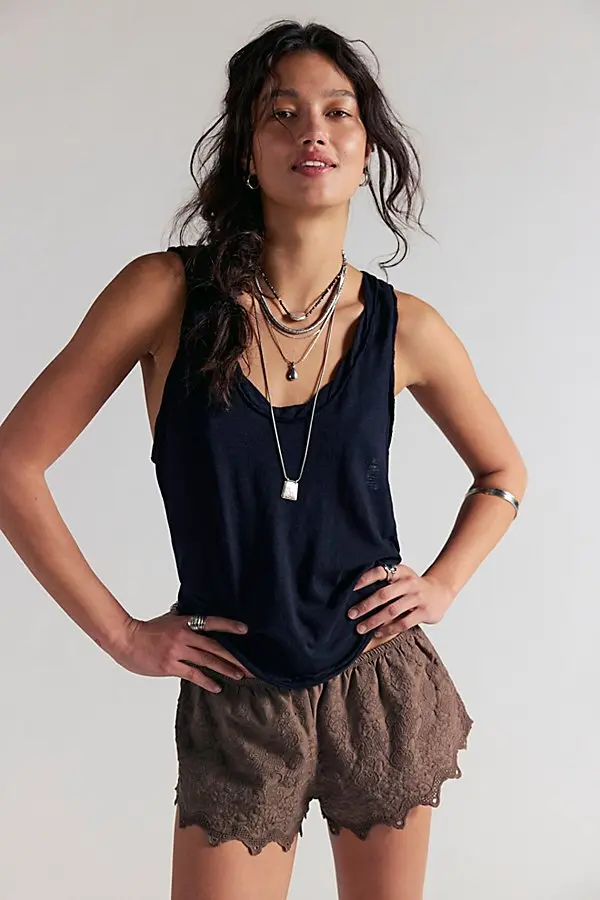 FP ONE Free Spirit Lace Micro Shorts
