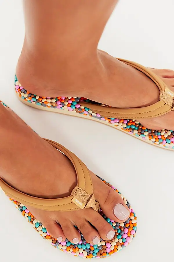 Sanuk X Free-est Bubblecush Flip Flops