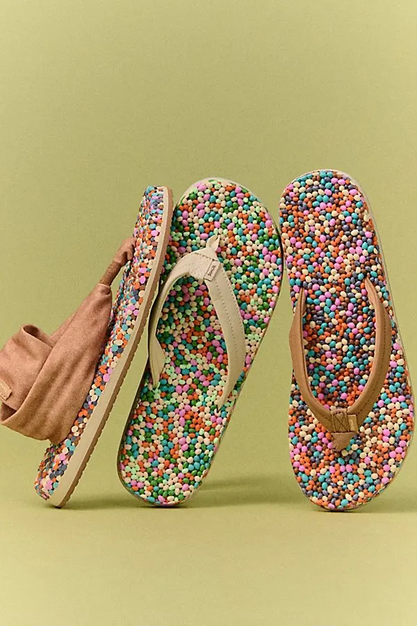 Sanuk X Free-est Bubblecush Flip Flops