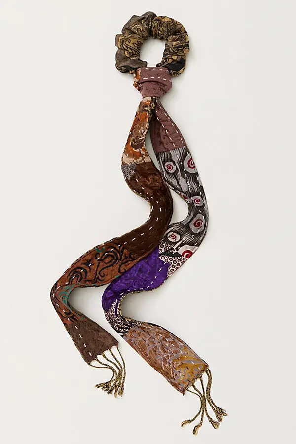 CURRIED MYRRH One Of A Kind Pony Scarf At - Chocolate