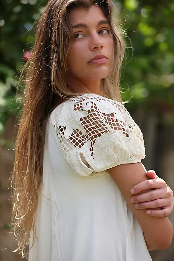 Free People Sun Dialed Embroidered Maxi Dress
