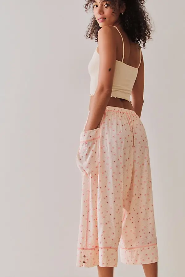 INTIMATELY Cropped Harem Pants With Bow Detail