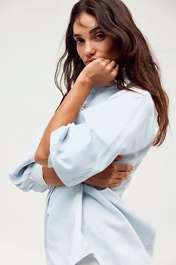 AGOLDE Lantern Button Down Shirt