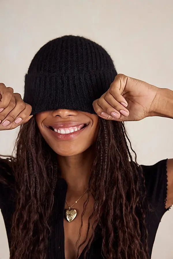 Free People Frostline Beanie - Black