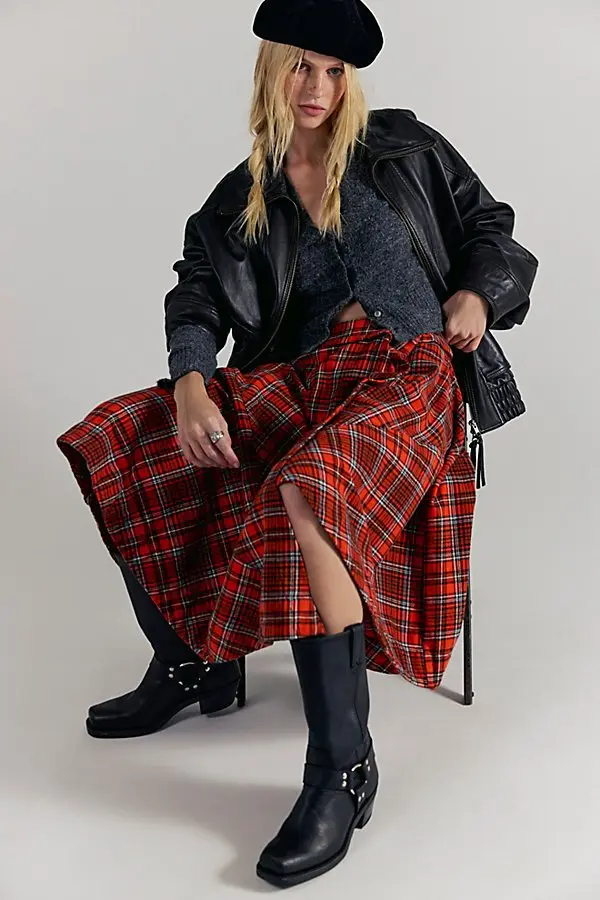 Free People Take Me Along Circle Skirt At