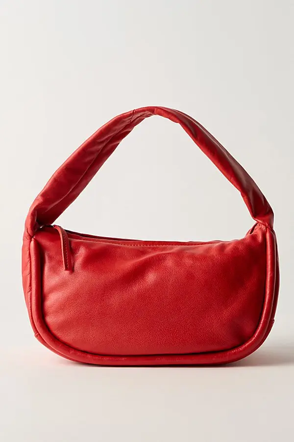 Free People Alexa Leather Shoulder Bag - Red